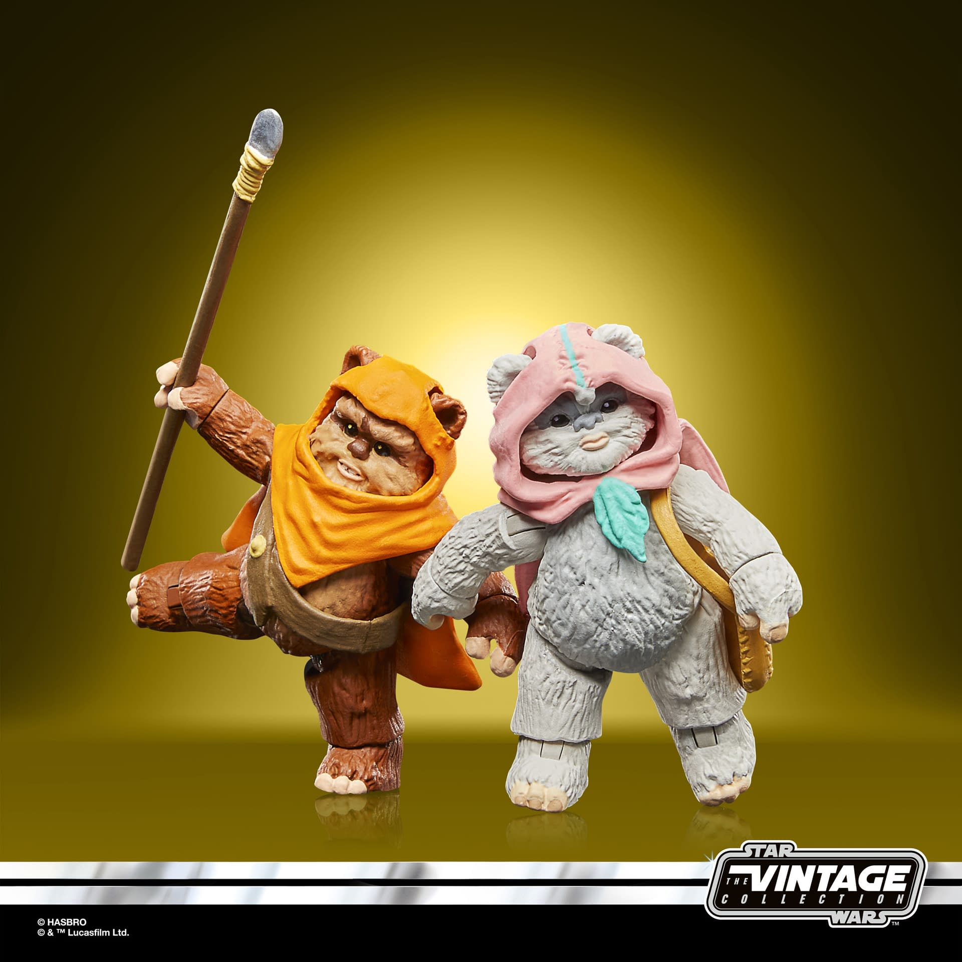 Hasbro Debuts Star Wars: Ewoks Animated Wickett and Kneesaa 2-Pack